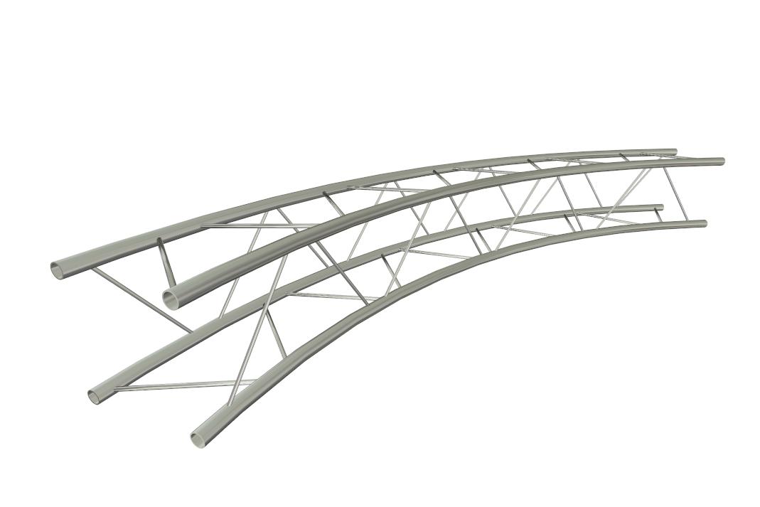 Trilite 18+ Series Curved Aluminium Truss - Trilite